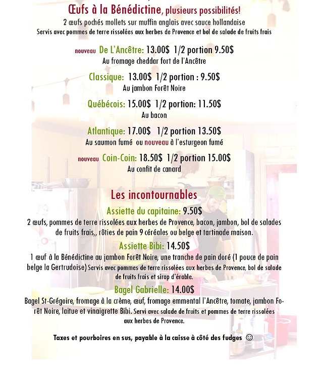 Déjeuner gourmand et diner santé